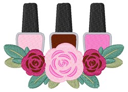 Nail Polish Embroidery Design | EmbroideryDesigns.com