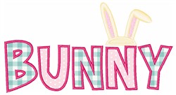 Applique Easter Bunny Embroidery Design | EmbroideryDesigns.com