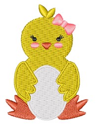 Easter Chick Embroidery Design | EmbroideryDesigns.com