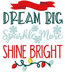 Dream Big Embroidery Design | EmbroideryDesigns.com