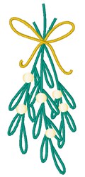 Mistletoe Embroidery Design | EmbroideryDesigns.com