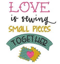 Love Is Sewing Embroidery Design | EmbroideryDesigns.com