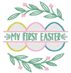 My First Easter Embroidery Design | EmbroideryDesigns.com