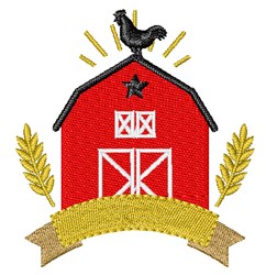 Farm Barn Embroidery Design | EmbroideryDesigns.com