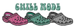 Chill Mode Embroidery Design | EmbroideryDesigns.com