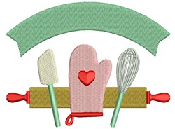 Kitchen Utensils Embroidery Design | EmbroideryDesigns.com