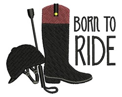 Born To Ride Embroidery Design | EmbroideryDesigns.com