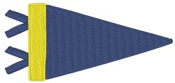 School Pennant Embroidery Design | EmbroideryDesigns.com