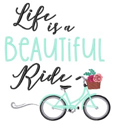 Beautiful Ride Embroidery Design | EmbroideryDesigns.com