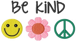 Be Kind Embroidery Design | EmbroideryDesigns.com