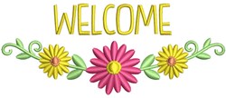 Welcome Embroidery Design | EmbroideryDesigns.com