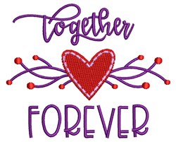Together Forever Embroidery Design | EmbroideryDesigns.com