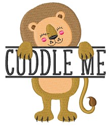 Cuddle Me Embroidery Design | EmbroideryDesigns.com