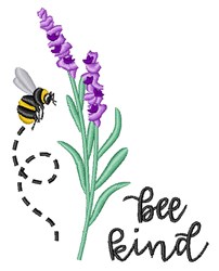 Bee Kind Embroidery Design | EmbroideryDesigns.com