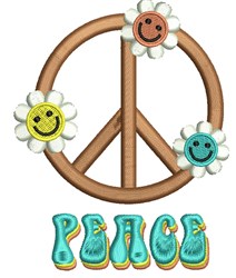 Peace Embroidery Design | EmbroideryDesigns.com
