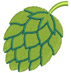 IPA Hops Plant Embroidery Design | EmbroideryDesigns.com