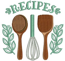 Recipes Embroidery Design | EmbroideryDesigns.com