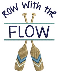 Row With Flow Embroidery Design | EmbroideryDesigns.com