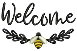 Welcome Embroidery Design | EmbroideryDesigns.com