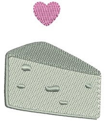 Brie Cheese Embroidery Design | EmbroideryDesigns.com
