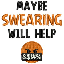 Swearing Will Help Embroidery Design | EmbroideryDesigns.com