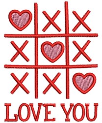 Love You Embroidery Design | EmbroideryDesigns.com
