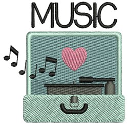 Music Embroidery Design | EmbroideryDesigns.com