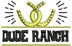 Dude Ranch Embroidery Design | EmbroideryDesigns.com