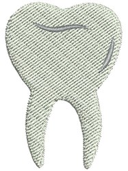Tooth Embroidery Design | EmbroideryDesigns.com