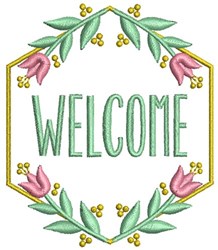 Welcome Embroidery Design | EmbroideryDesigns.com