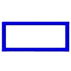 RECTANGLE OUTLINE Embroidery Design | EmbroideryDesigns.com