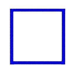 Square Outline Embroidery Design | EmbroideryDesigns.com