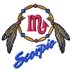 Scorpio Embroidery Design | EmbroideryDesigns.com