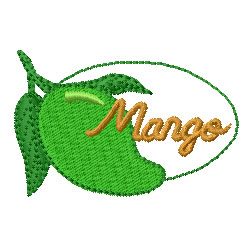 Mangoes Embroidery Design | EmbroideryDesigns.com