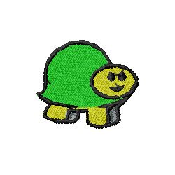 Tortoise Embroidery Design | EmbroideryDesigns.com