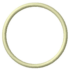 Circle Embroidery Design | EmbroideryDesigns.com