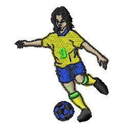 Soccer Kid Embroidery Design | EmbroideryDesigns.com