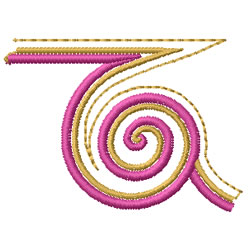 Swirl Pattern Embroidery Design | EmbroideryDesigns.com