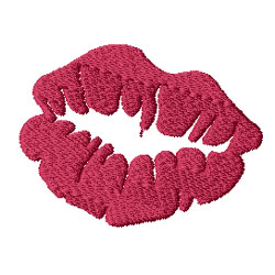 Lips Embroidery Design | EmbroideryDesigns.com