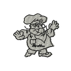 Chef Embroidery Design | EmbroideryDesigns.com