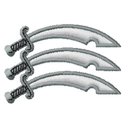 Sabres Embroidery Design | EmbroideryDesigns.com