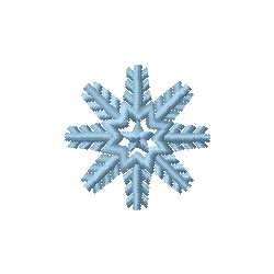 Snowflake Embroidery Design | EmbroideryDesigns.com