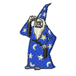 Wizard Embroidery Design | EmbroideryDesigns.com