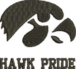 Hawk Pride Embroidery Design | EmbroideryDesigns.com