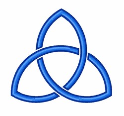 Trefoil Trinity Embroidery Design | EmbroideryDesigns.com