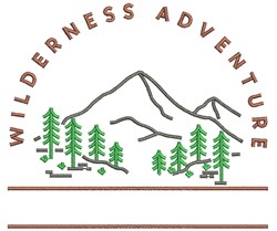 Wilderness Adventure Embroidery Design | EmbroideryDesigns.com