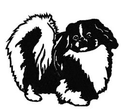 Pekingese Embroidery Design | EmbroideryDesigns.com