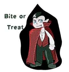 Free Bite Or Treat Embroidery Design | EmbroideryDesigns.com