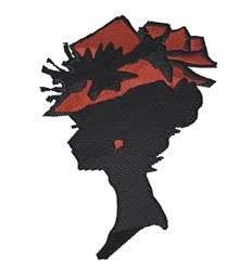 Fancy Red Hat Embroidery Design | EmbroideryDesigns.com