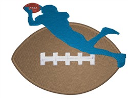 Football Player Embroidery Design | EmbroideryDesigns.com